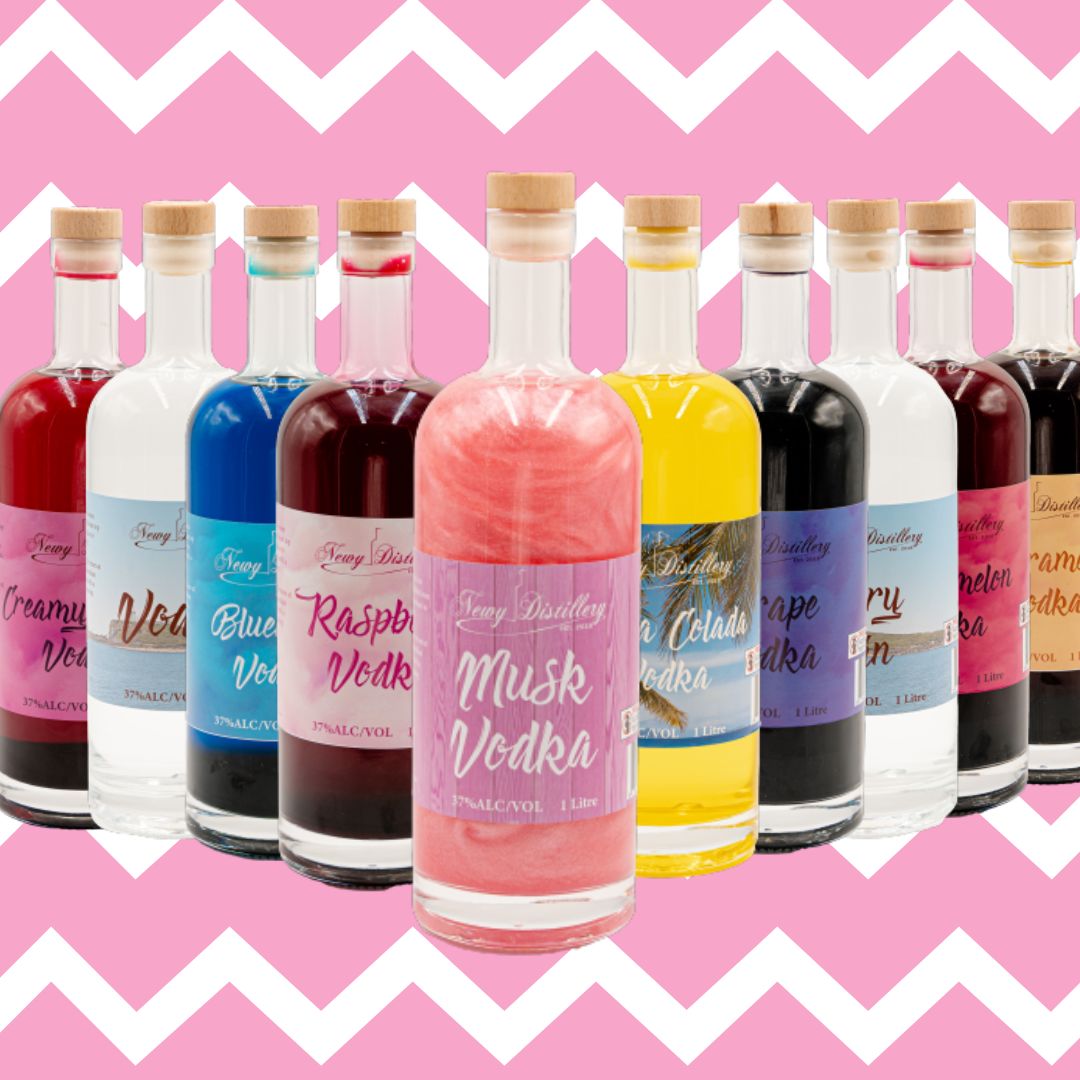 New 1 Litre Flavoured Vodka Bottles | Flavoured Vodka | Newy Distillery