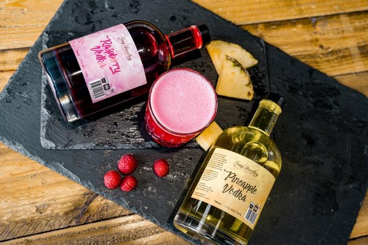 Pineapple and Raspberry Sour Cocktail Recipe| Newy Distillery