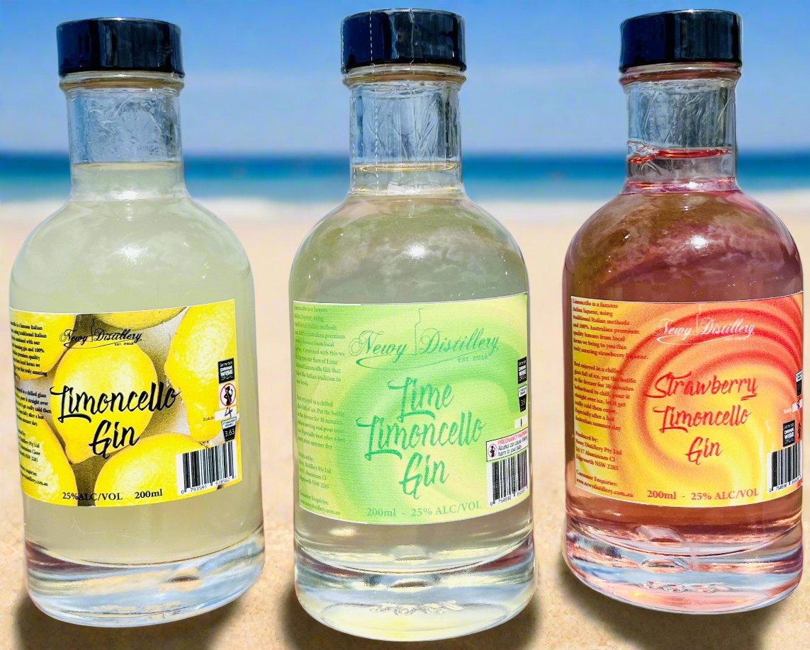 Limoncello Gin Tasting Pack | Fruit Infused Liqueur – Newy Distillery